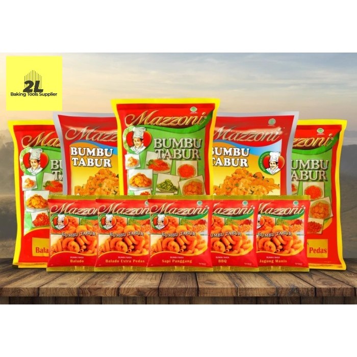Jual Mazzoni bumbu tabur varian rasa | Shopee Indonesia