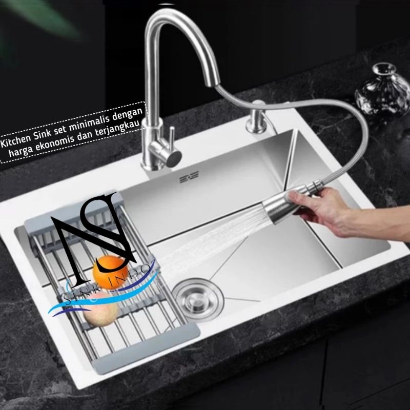 Jual Kitchen Sink 60 x 45 Bak Cuci Piring 1 Lubang thsink/jkm/thsing ...