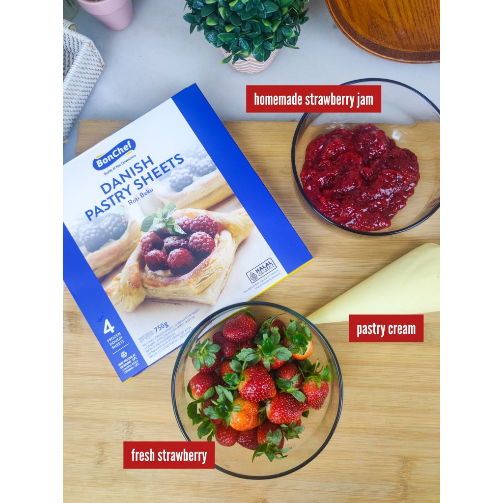Jual BON CHEF Danish Pastry Sheet Instant 750 gram NO KOMPLAIN!!! | Shopee Indonesia