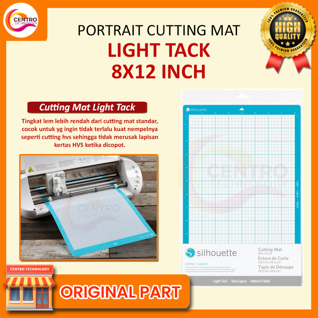 Jual Cutting Mat Silhouette Portrait 8 x 12 Inch | Portrait 3 Cutting ...