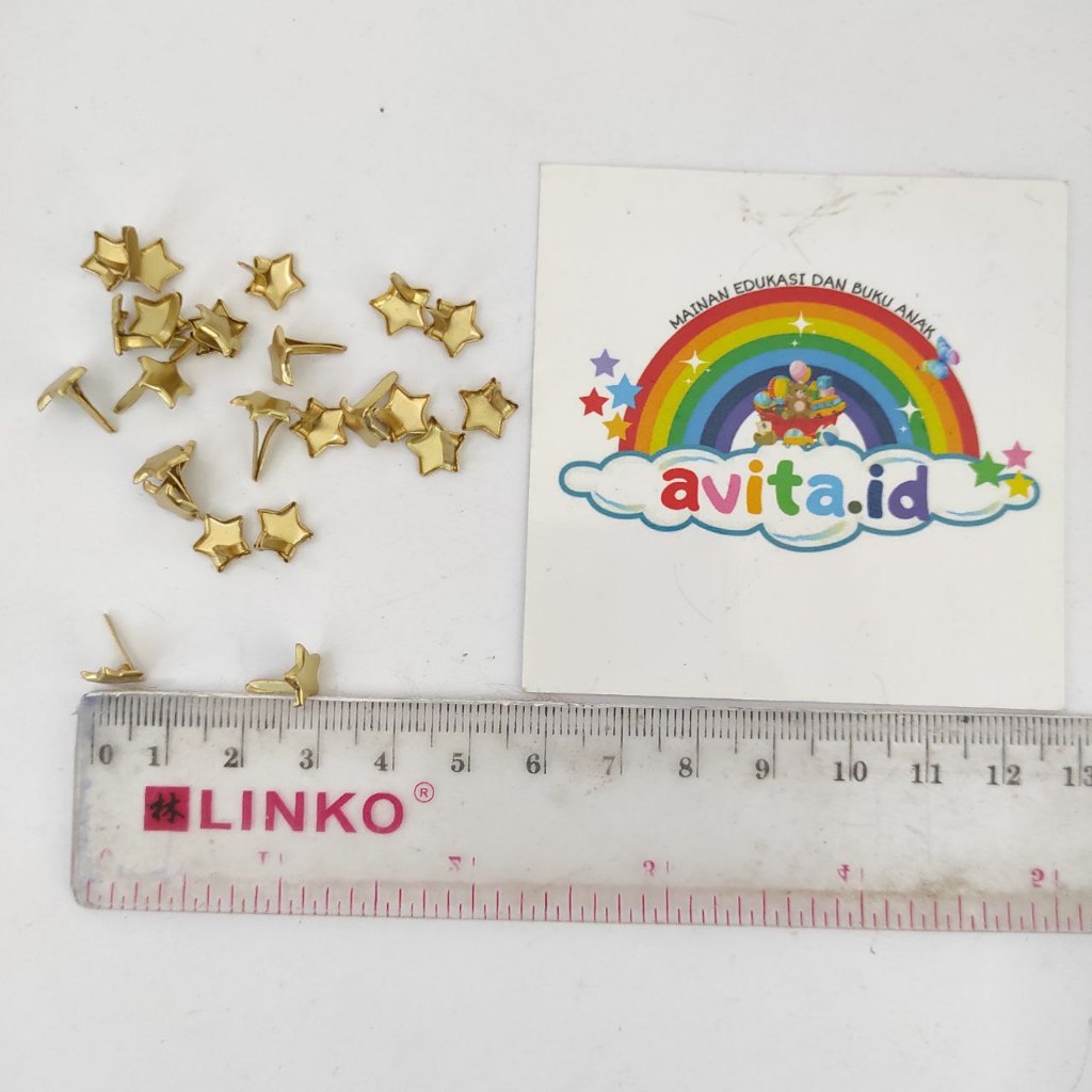 Jual avita.id 1 Biji Paku Belah Besi / Paper Fastener 1 pcs / Paku ...