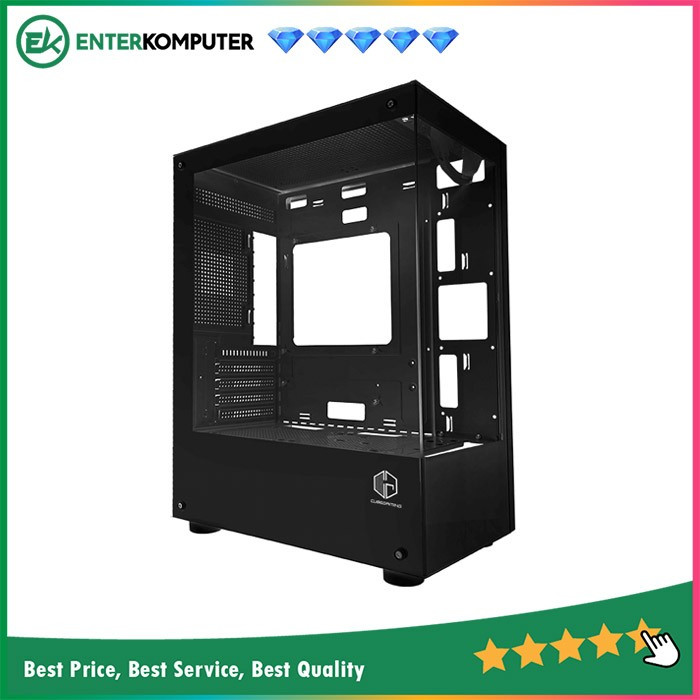 Jual CUBE GAMING ZUARV BLACK - mATX Gaming Case - Tempered Glass ...