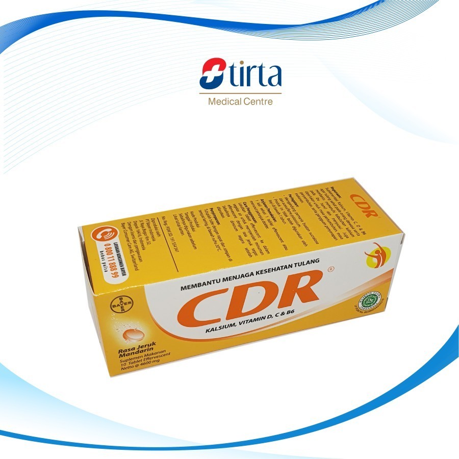 Jual CDR Effervescent 10 Tablet - Tingkatkan Daya Tahan Tubuh / Sistem ...