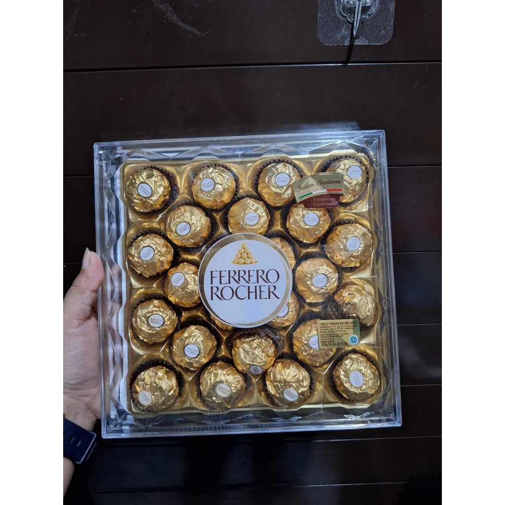 Jual COKELAT FERRERO ROCHER CHOCOLATE T16 / T24 Halal (rijek kemasan ...