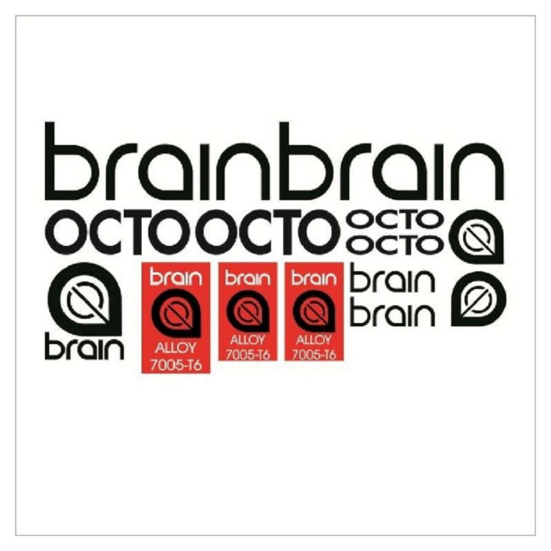 Jual Decal Decals Stiker Sticker Frame Fixie Brain Medulla Atales Konig ...