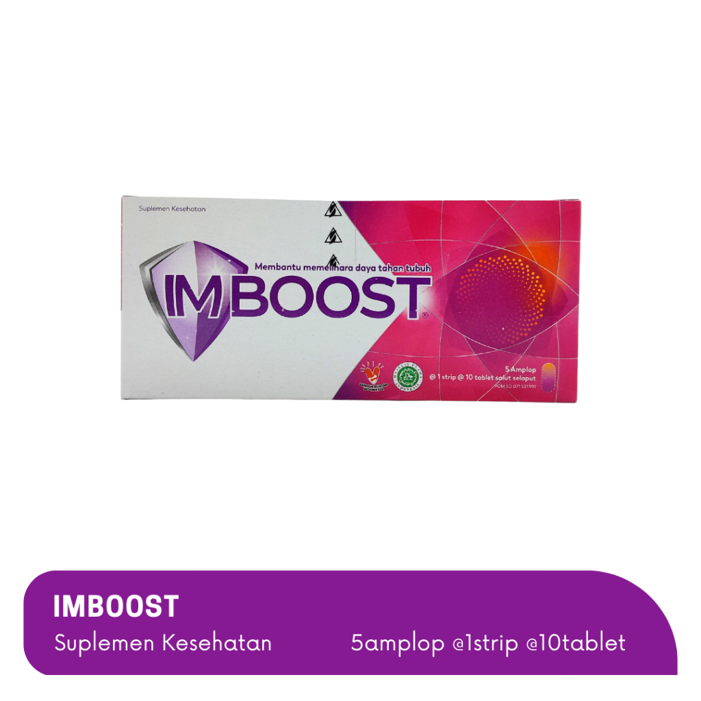 Jual Imboost Tablet Immunity Booster Daya Tahan Tubuh 1 Box (isi 5 ...