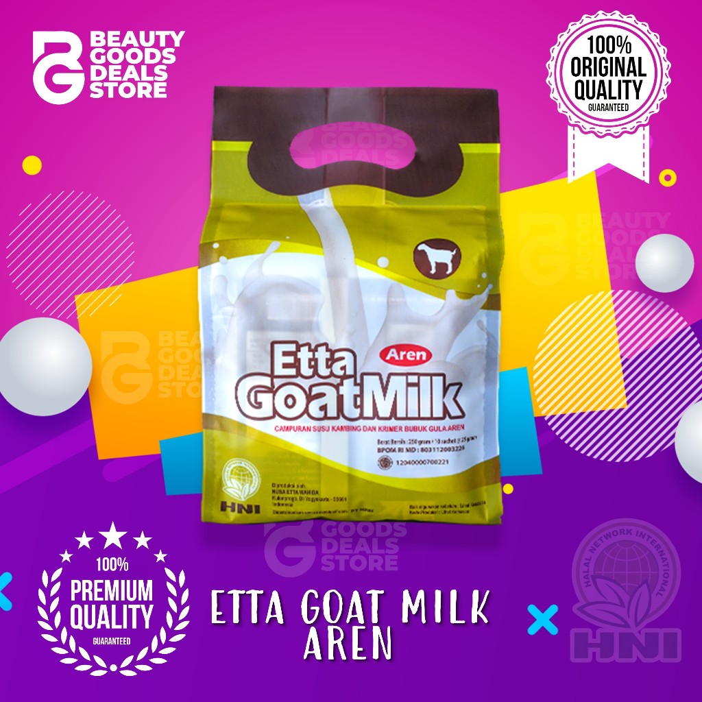 Jual ETTA GOAT MILK HNI HPAI AREN | Susu Kambing Meningkatkan Daya ...