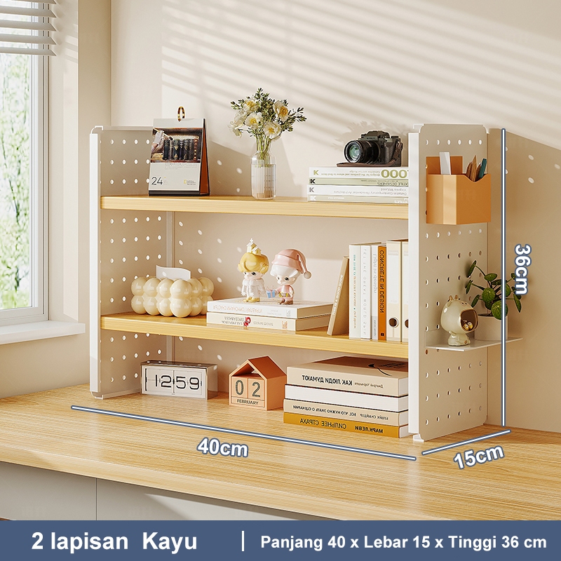 Jual IH Rak Meja Stationery Rak Desktop Storage Rak Organizer Multi ...