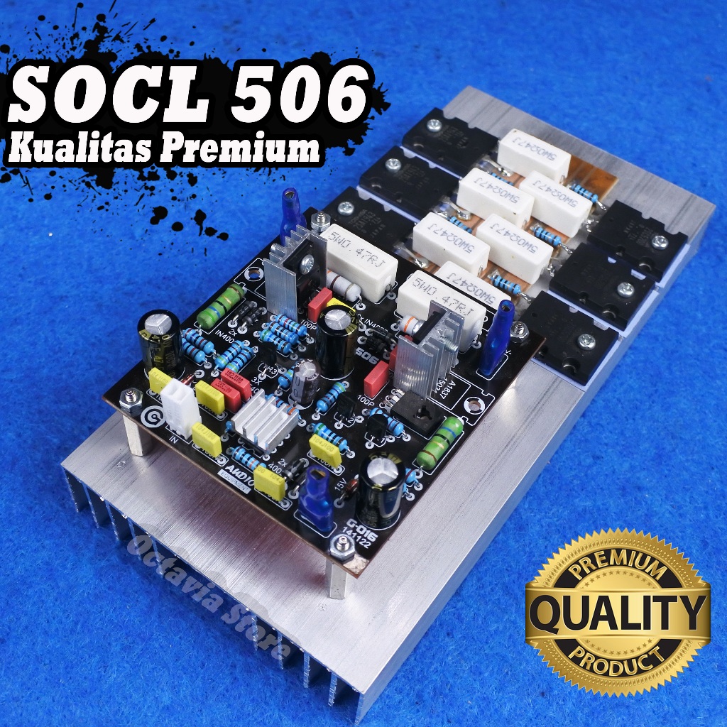 Jual Kit Power Amplifier SOCL 506 Qualitas Super Plus Final 2 Set ...