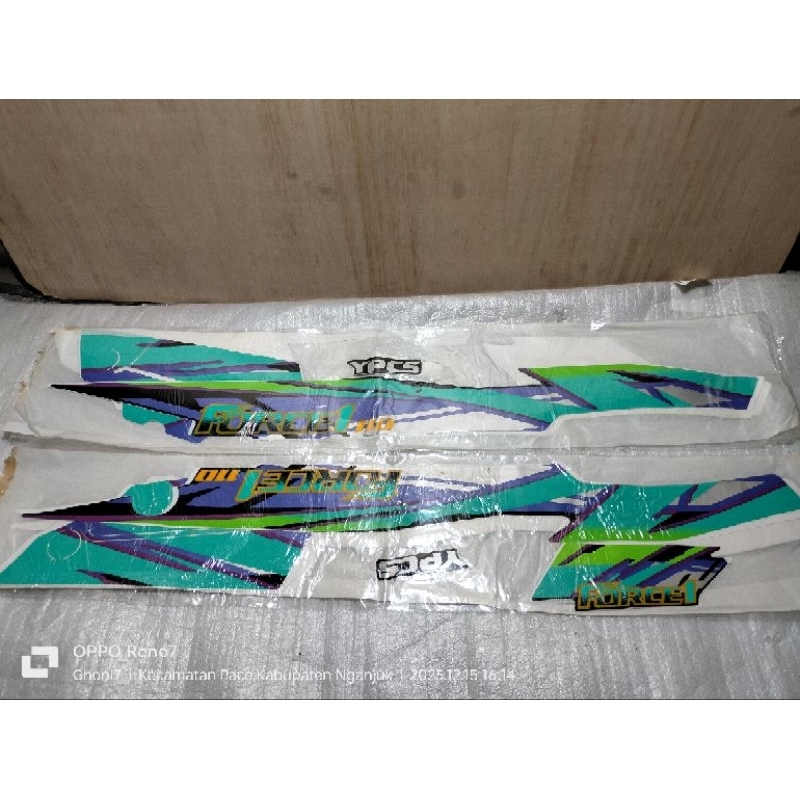 Jual Striping stiker body kanan kiri full set Force 1 force1 poswan F1 ...