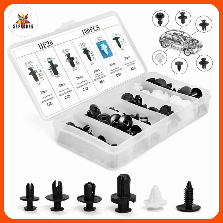 Jual Klip Bumper Mobil Baut Rivet Mobil Baut Rivet Screw Baut Body ...