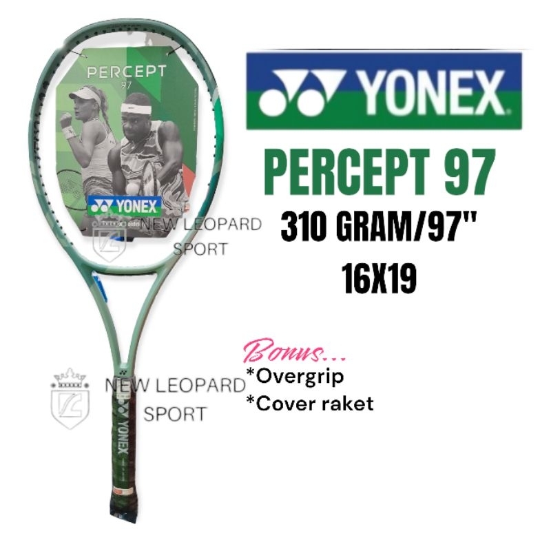 Jual Raket tenis Yonex PERCEPT 97 OLive green berat 310 gram | Shopee ...