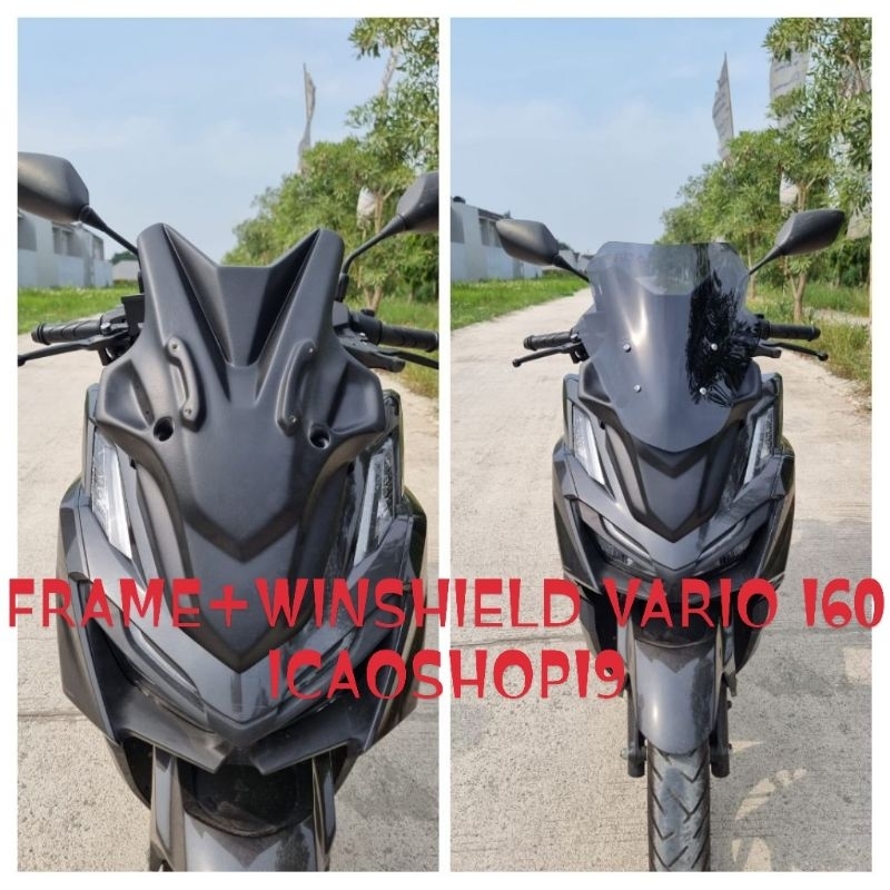 Jual FRAME+VISOR VARIO 160 TAMENG DEPAN VARIO 160 VISOR MODEL VECTOR ...