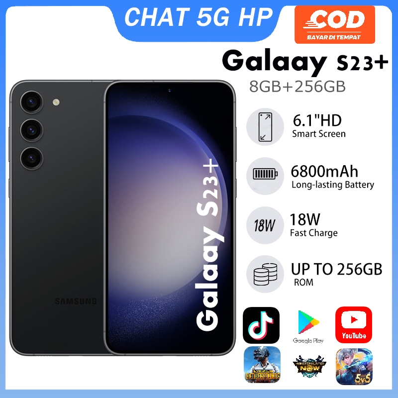 Jual [COD] Hp Baru 5G GalaxyS23 + Ponsel Android Layar HD 6.0 Inci ...