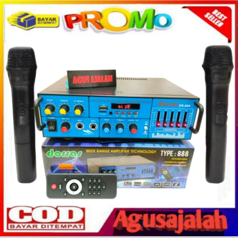 Jual TURUN HARGA PAKET AMPLI +MIC 900WATT AMPLIFIER Bluetooth DS899 ...