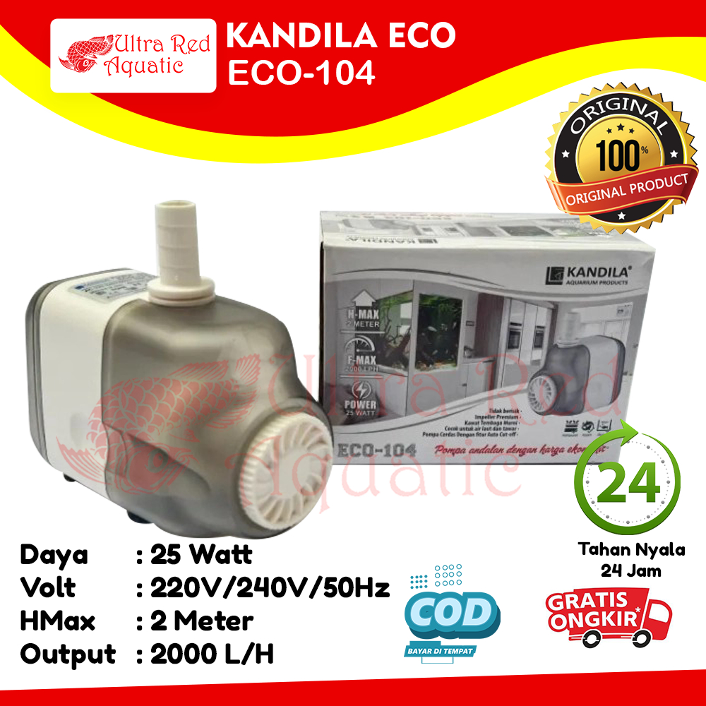 Jual KANDILA Pompa Aquarium ECO-104 Eco 104 Mesin Air Pompa Celup Aquascape | Shopee Indonesia