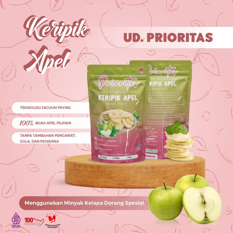 Jual kripik apel 70 gr | Shopee Indonesia