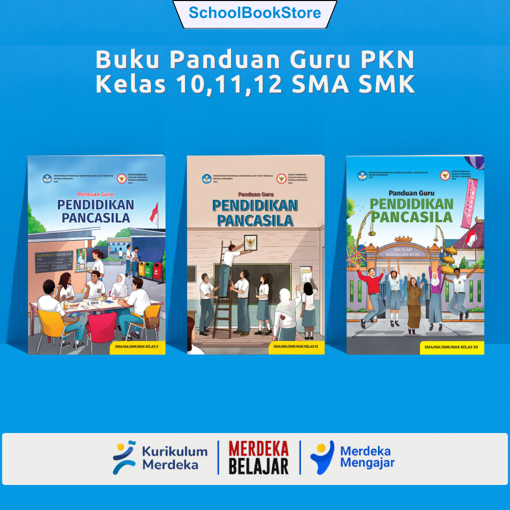 Jual Buku Panduan Guru Pendidikan Pancasila Kelas 10,11,12 Sma/Smk Kurikulum Merdeka Belajar ...