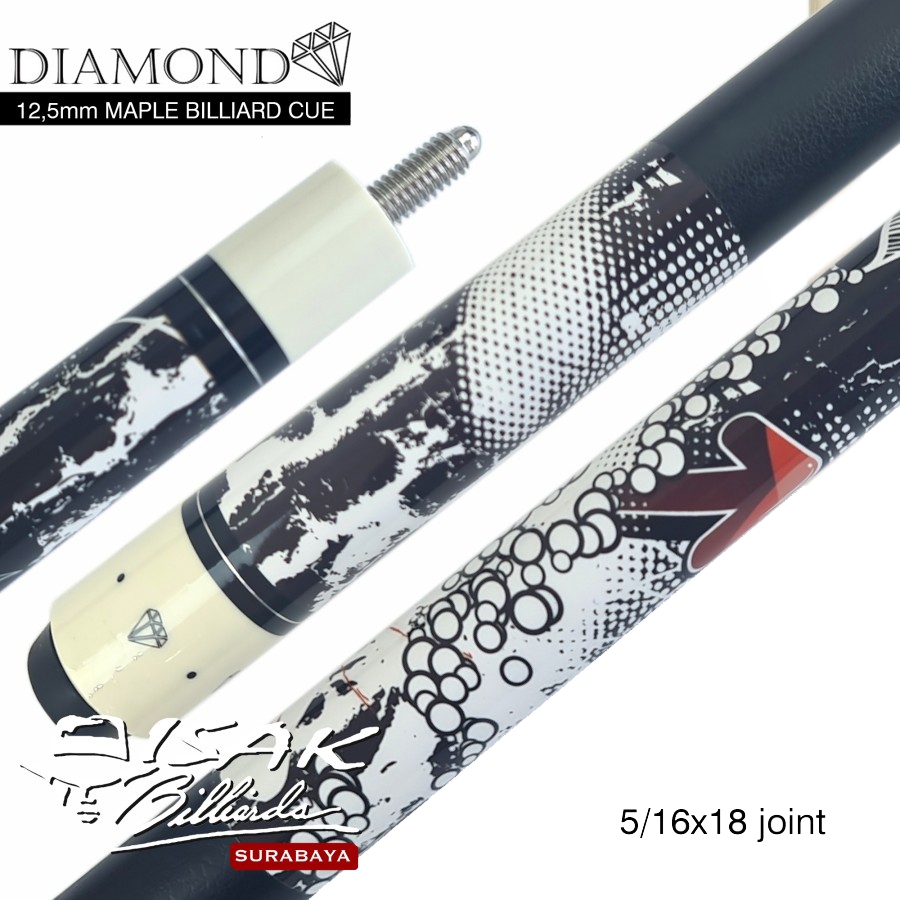 Jual Diamond Superman Extra Butt - (ONLY BUTT) Maple Cue Stick Billiard ...