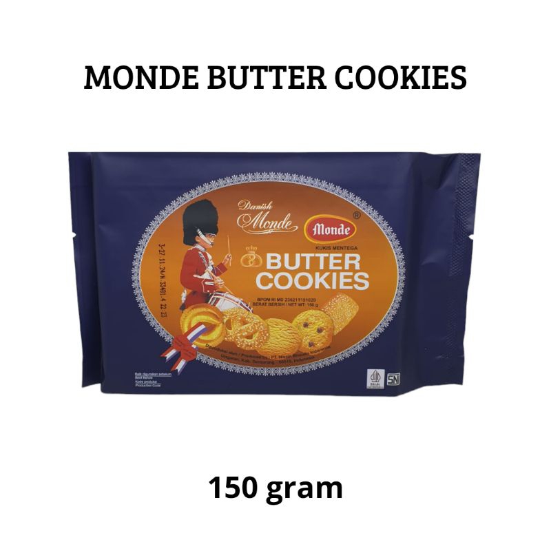 Jual MONDE BUTTER COOKIES PLASTIK | Shopee Indonesia