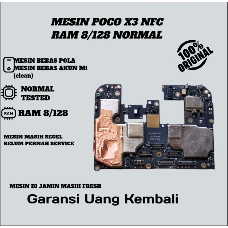 Jual MESIN POCOPHONE X3 NFC RAM 8/128 NORMAL | Shopee Indonesia