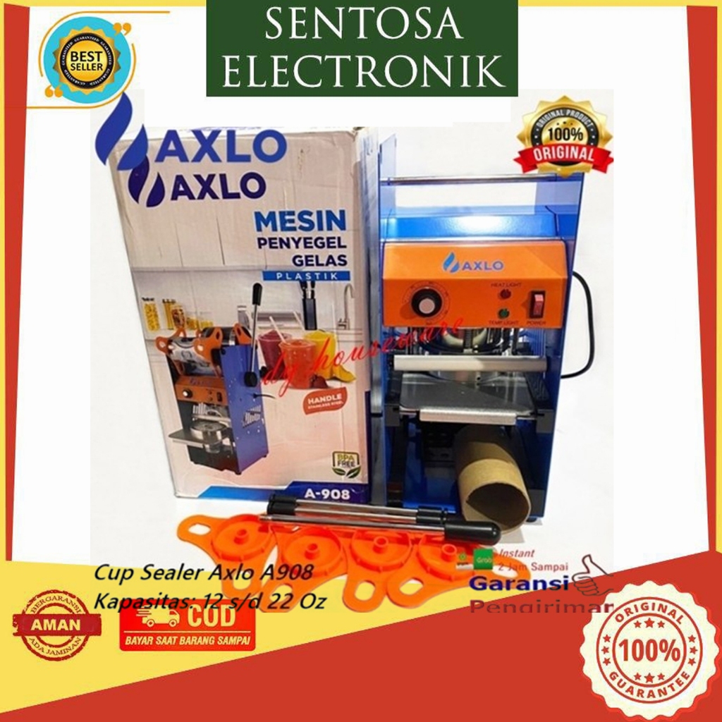 Jual Mesin Cup Sealer AXLO A-908 Alat Press Gelas Plastik | Shopee ...