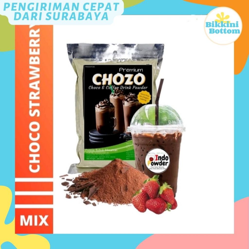 Jual Bubuk Minuman CHOCO STRAWBERRY 1 kg / Bubuk CHOCO STRAWBERRY 1 kg ...