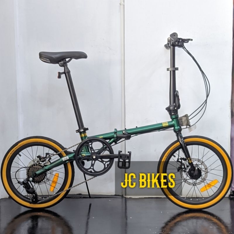 Jual Sepeda Lipat Element Troy 8 Speed Stripline / Chameleon / UV Chrome 16 Inch | Shopee Indonesia