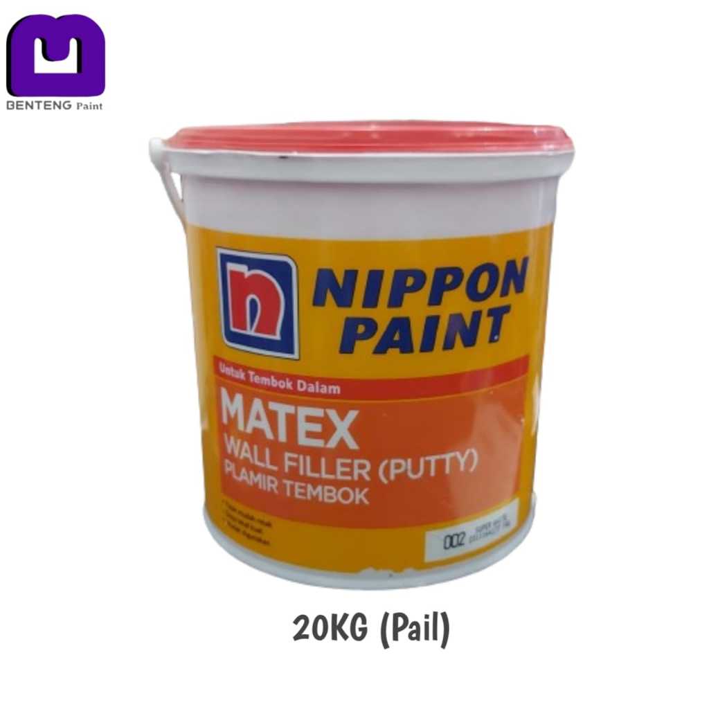 Jual Nippon Paint Matex Plamir / Wall Filler (Putty) 20 Kg | Shopee ...