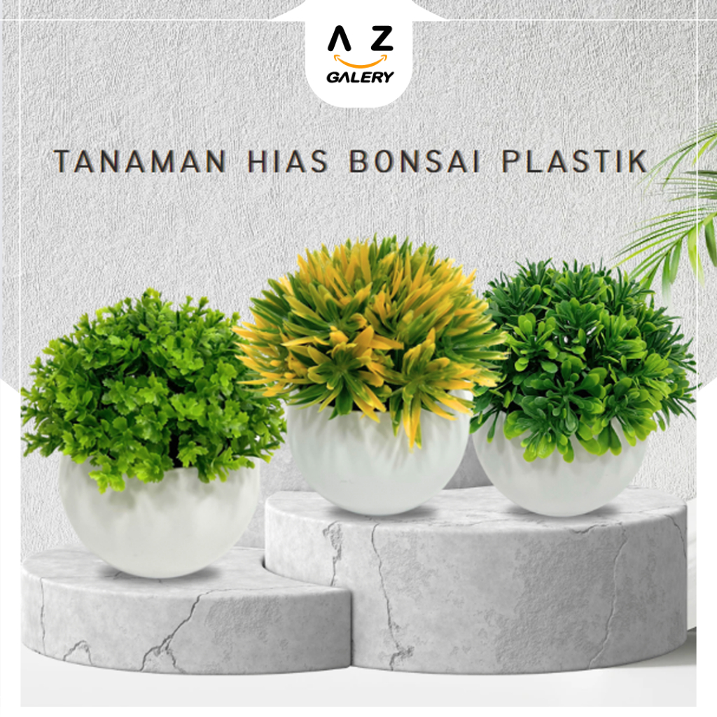 Jual Pot Tanaman Daun Rumput Hias Plastik Artificial Plants Decoration ...