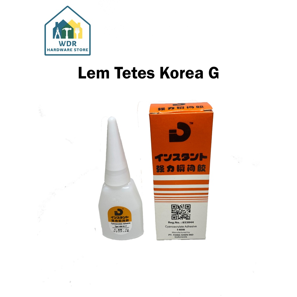 Jual Lem G Korea Tong Shen Serbaguna SUPER Besi Plastik Fiber Keramik ...
