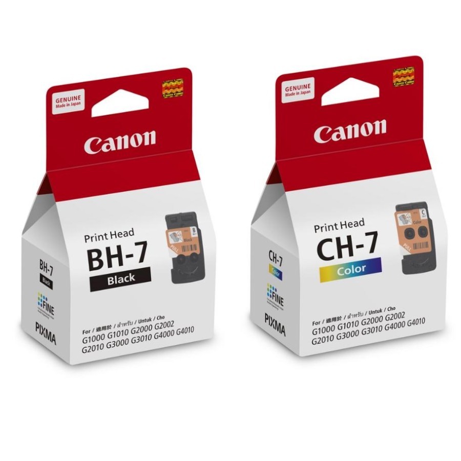 Jual Canon Printhead / Print Head BH-7/CH-7 BH-7 Black / CH7 Color ...