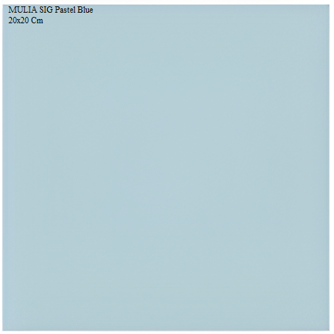 Jual Keramik Dinding 20x20 Mulia Signature Pastel Blue KW1 | Shopee ...