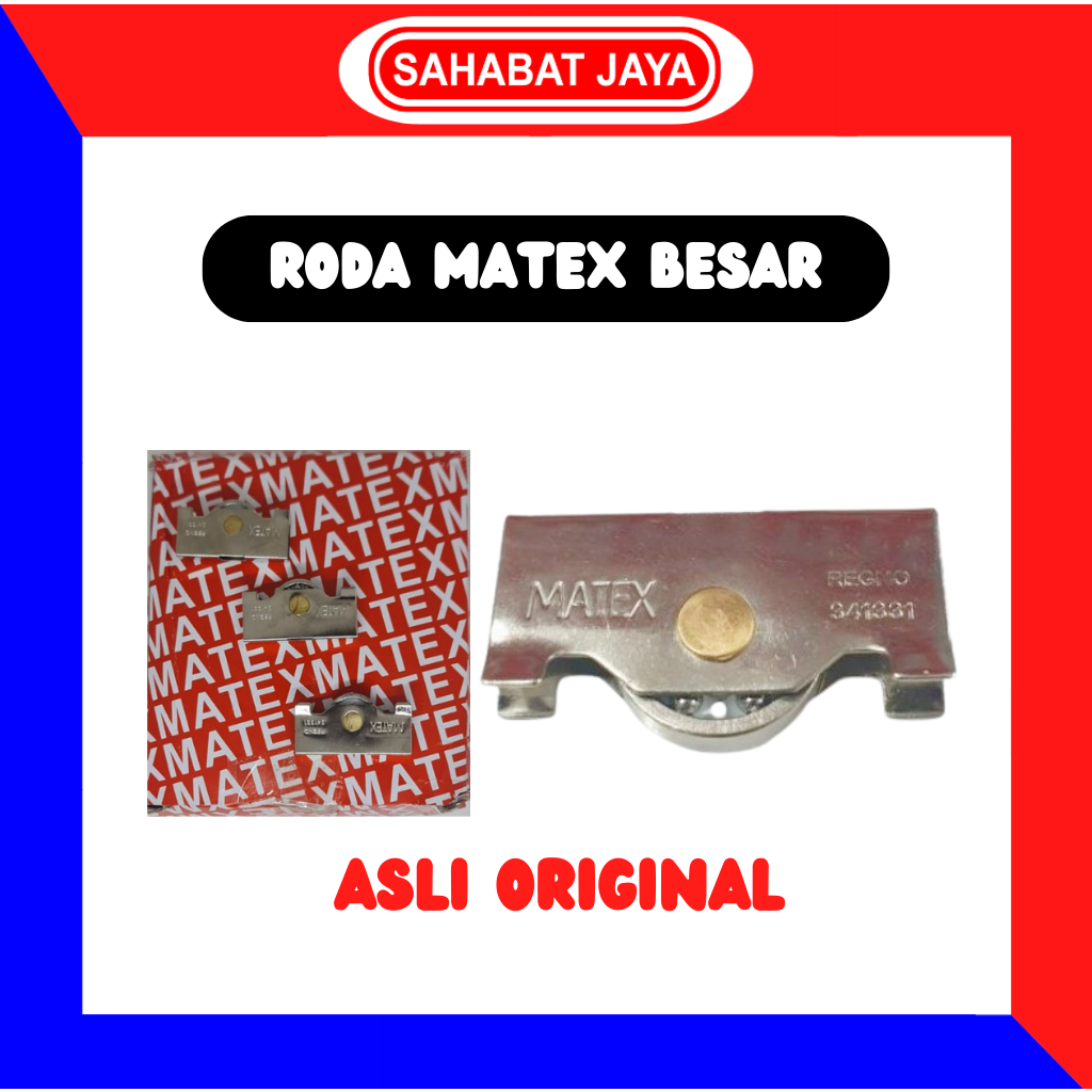 Jual Roda MATEX Besar Original / Roda Showcase Pintu Kaca Etalase merk MATEX ASLI | Shopee Indonesia