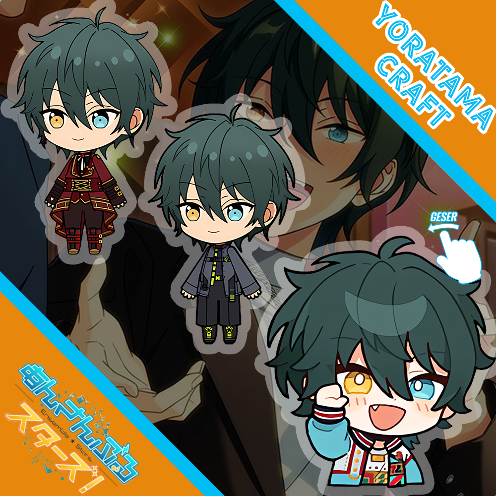 Jual Gantungan Kunci Mika Kagehira Ensemble Stars, Keychain Anime Lucu ...