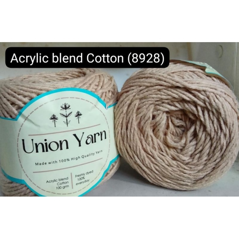 Jual Benang Rajut Acrylic blend Cotton (Union Yarn) | Shopee Indonesia