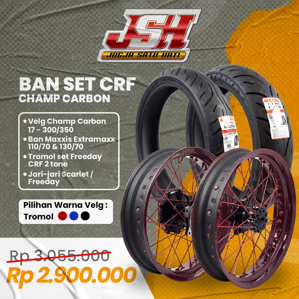 Jual Ban Set Supermoto Motor KLX 150 Dtracker CRF 150L WR 155 Velg Set ...