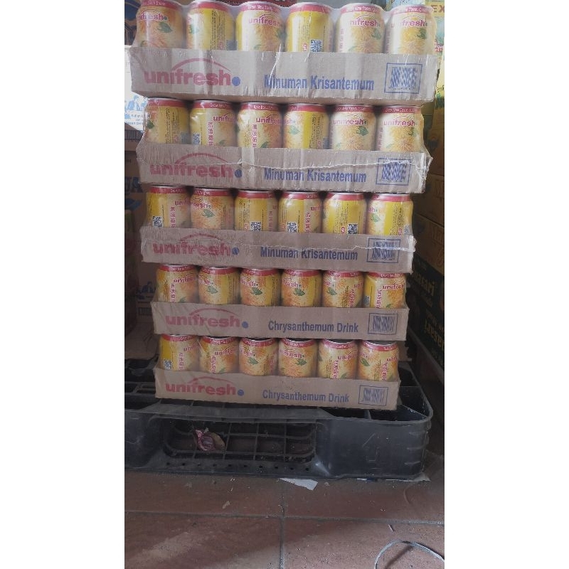 Jual Minuman Teh Kembang Unifresh (isi 24 kaleng) | Shopee Indonesia
