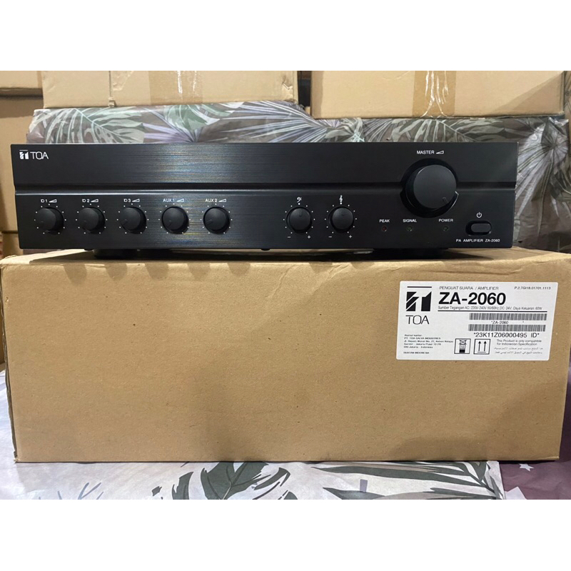 Jual Amplifier TOA pengeras suara TOA ZA-2060 ZA 2060 ZA2060 mixer amplifier mixer power 60watt ...