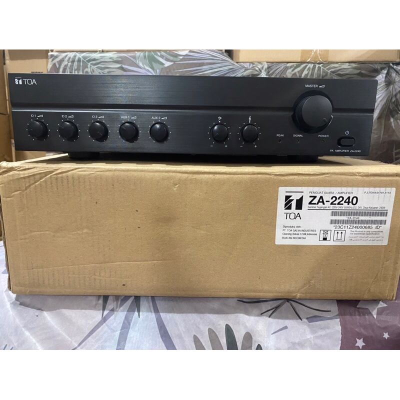 Jual Amplifier TOA pengeras suara TOA ZA-2240 ZA 2240 ZA2240 mixer amplifier mixer power 240watt ...