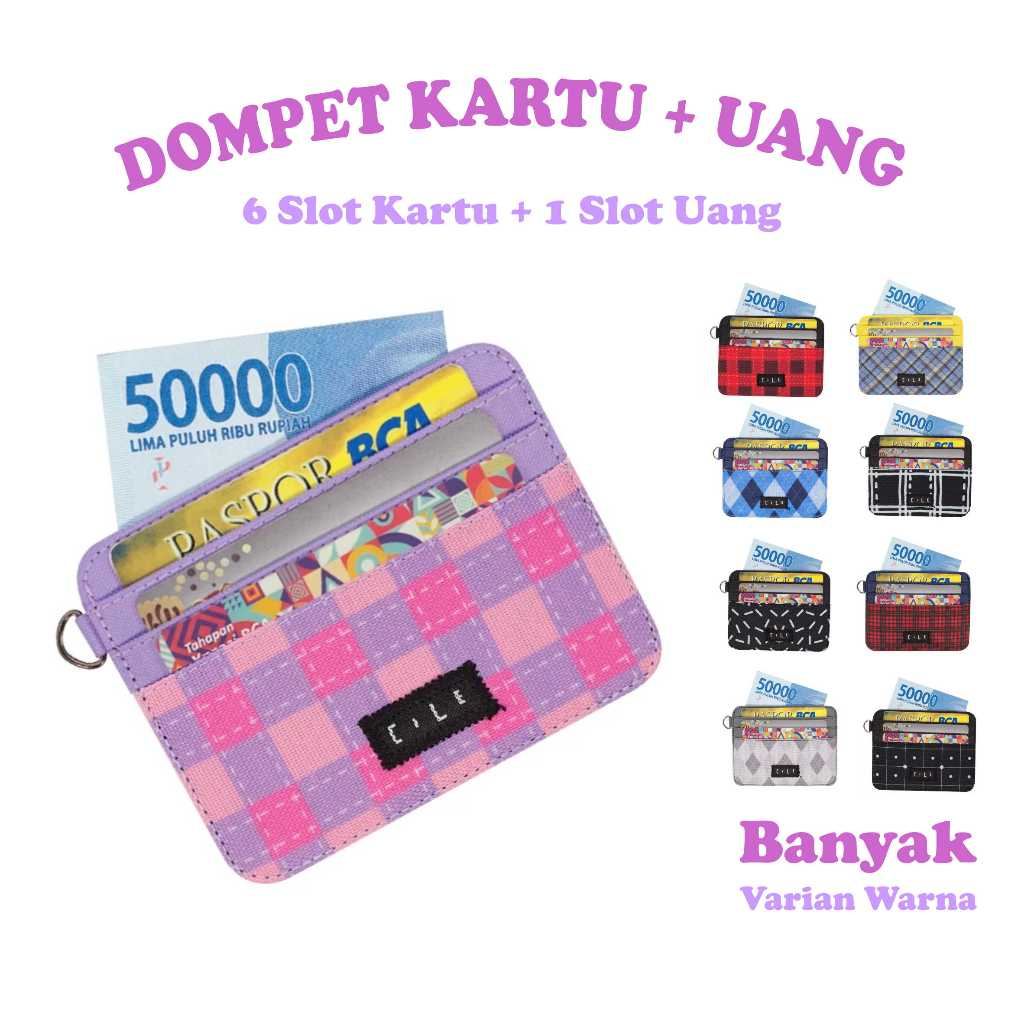 Jual Dompet Kartu Atm Card Holder Slim Wallet Pria Wanita - DSWV ...