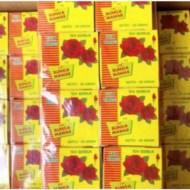 Jual Teh Bubuk Cap Bunga Mawar | Shopee Indonesia