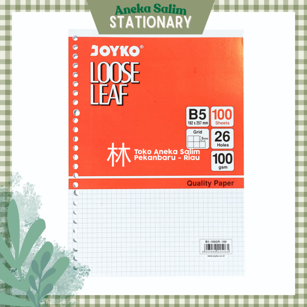 Jual Anekasalim - Loose Leaf Isi Kertas File Binder Joyko B5-100GR-100 Kotak | Shopee Indonesia