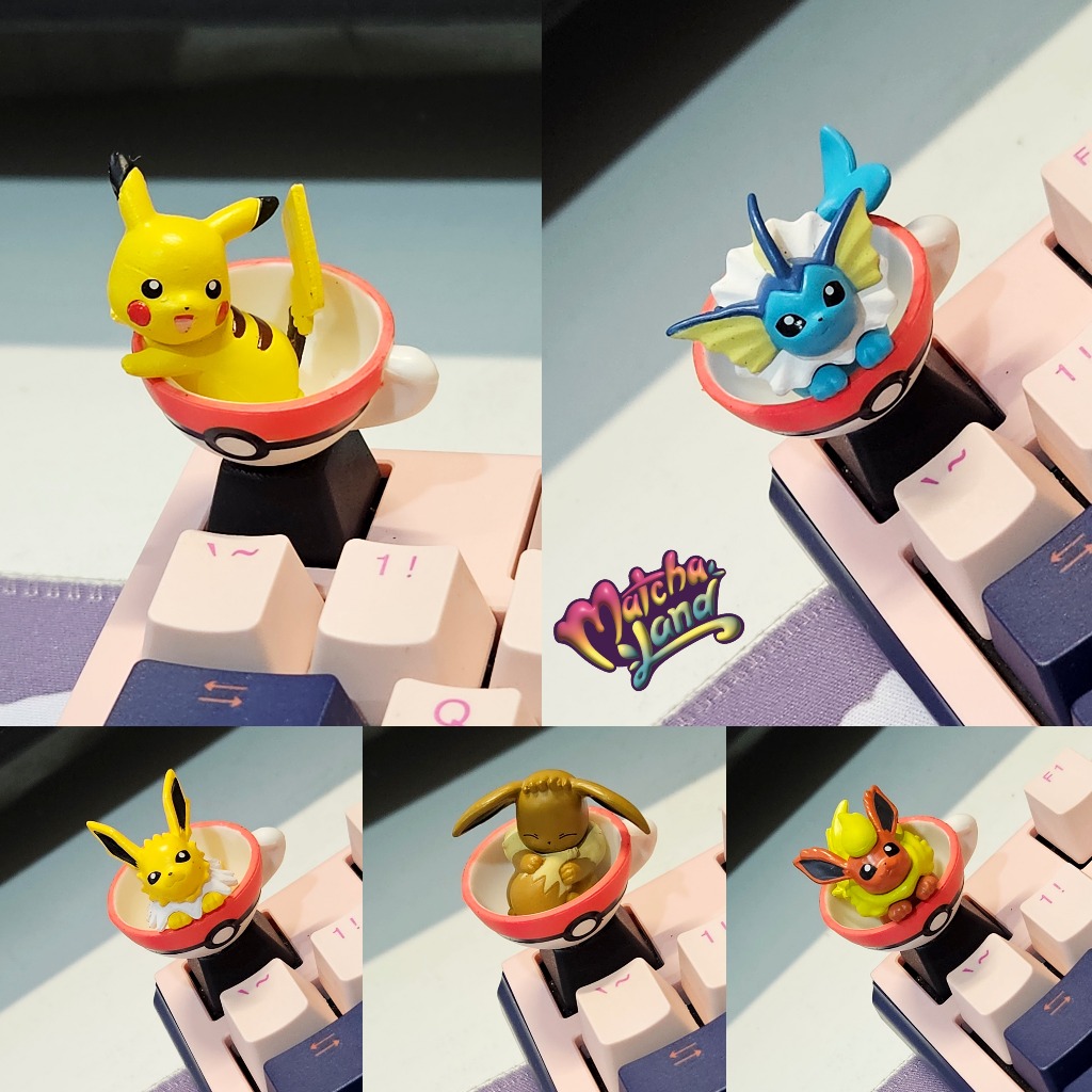Jual Kawaii Pokemon in Pokeball Teacup Eevee Pikachu Jolteon and ...
