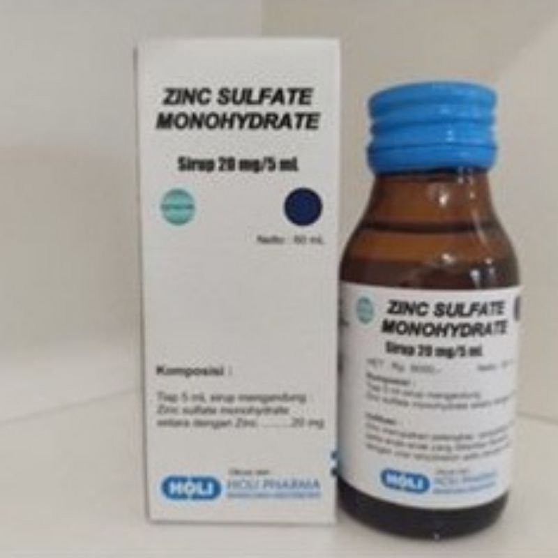 Jual zinc sulfate monohydrate sirup 20mg/5ml | Shopee Indonesia