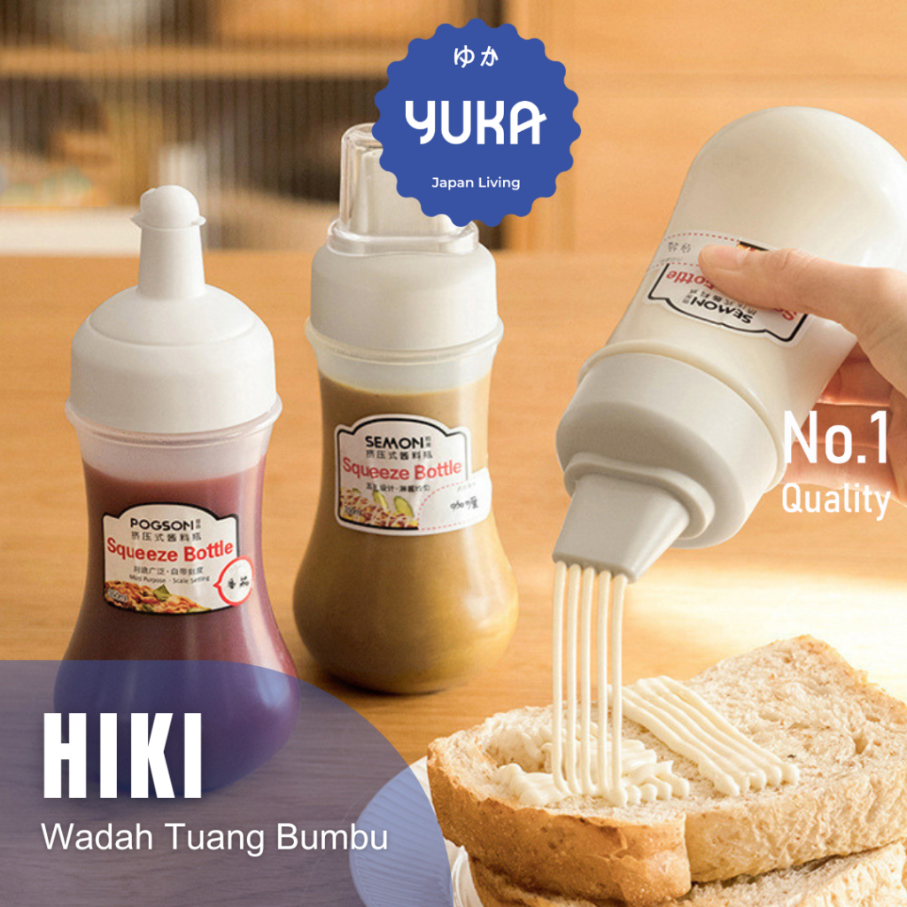 Jual 【YUKA】HIKI Botol Mayo Minimalis Dispenser 3 Lubang Saos Estetis ...