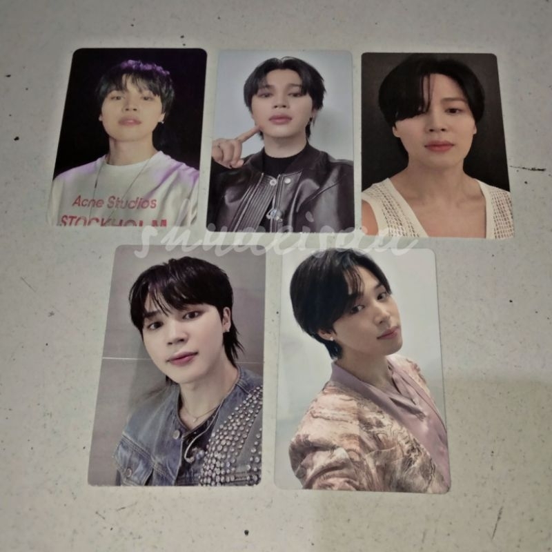 Jual Park Jimin BTS Photocard Official Lucky Draw Powerstation, Gift productions diary, Face ...