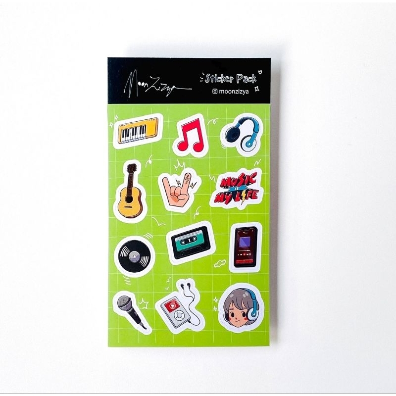 Jual STICKER DAILY MOONZIZYA | RIA SW CURUT GYDYX GIXY ZYO ZYA | Stiker ...