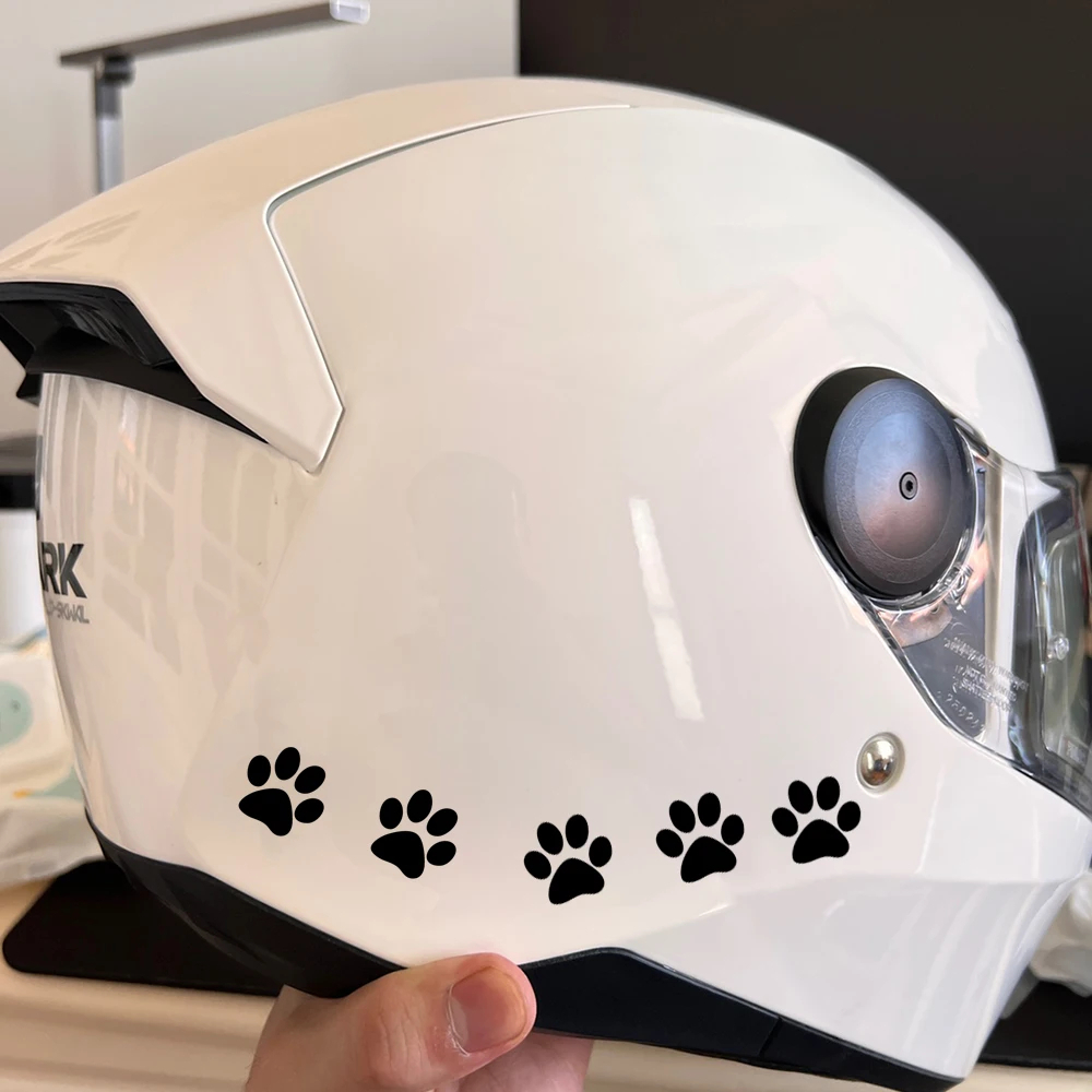 Jual Stiker Helm Moto Refletor Gambar Kaki Kucing Lucu Stiker Aksesori ...