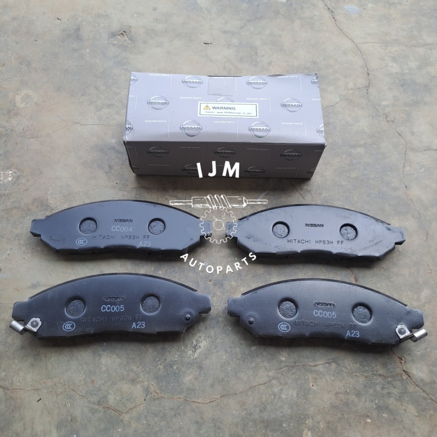 Jual Brake Pad Kampas Rem Depan Nissan Serena C26 & Navara D40 Original ...